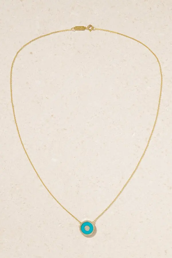 JENNIFER MEYER Mini Evil Eye Necklace