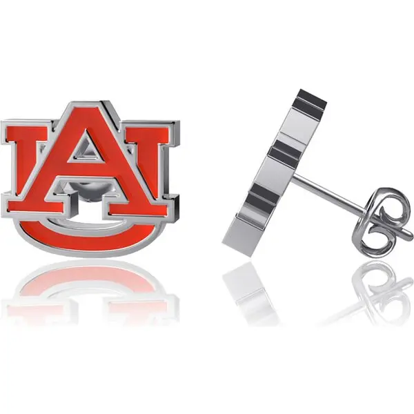 DAYNA DESIGNS Auburn Tigers Enamel Post Earrings