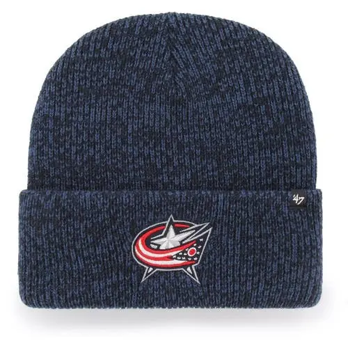 '47 Columbus Blue Jackets Brain Freeze Cuffed Knit Hat - Navy
