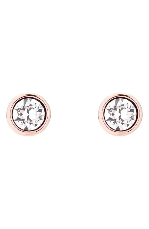 Ted Baker London Sinaa Crystal Stud Earrings - Crystal/rose Gold