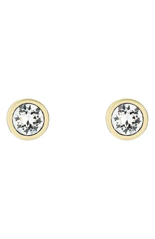 Ted Baker London Sinaa Crystal Stud Earrings - Gold Tone Clear Crystal