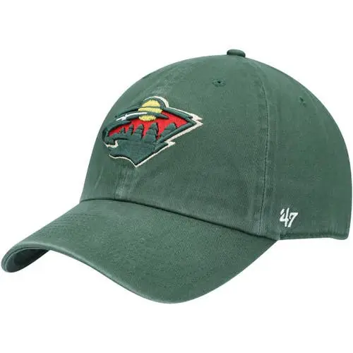 '47 47 Minnesota Wild Team Clean Up Adjustable Hat - Green