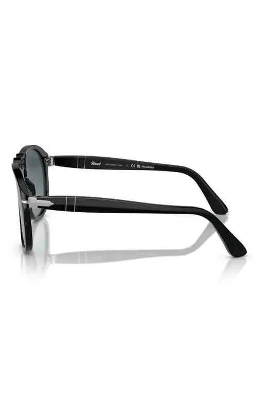 Persol 54mm Polarized Sunglasses - Black