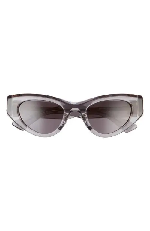 Bottega Veneta 49mm Cat Eye Sunglasses - Grey