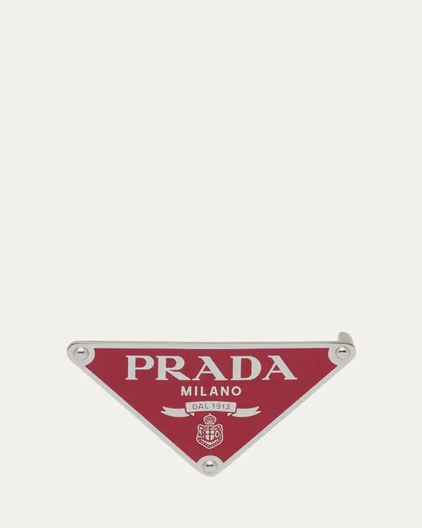Prada Metal Belt Buckle - Fuoco