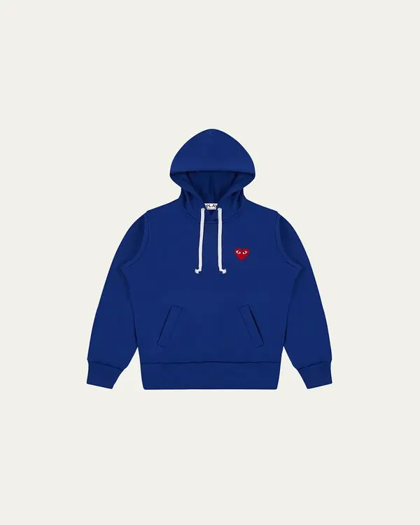 Comme Des Garçons Heart Pullover Hoodie