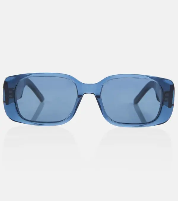 Dior Wildior S2u Rectangular Sunglasses - Blue