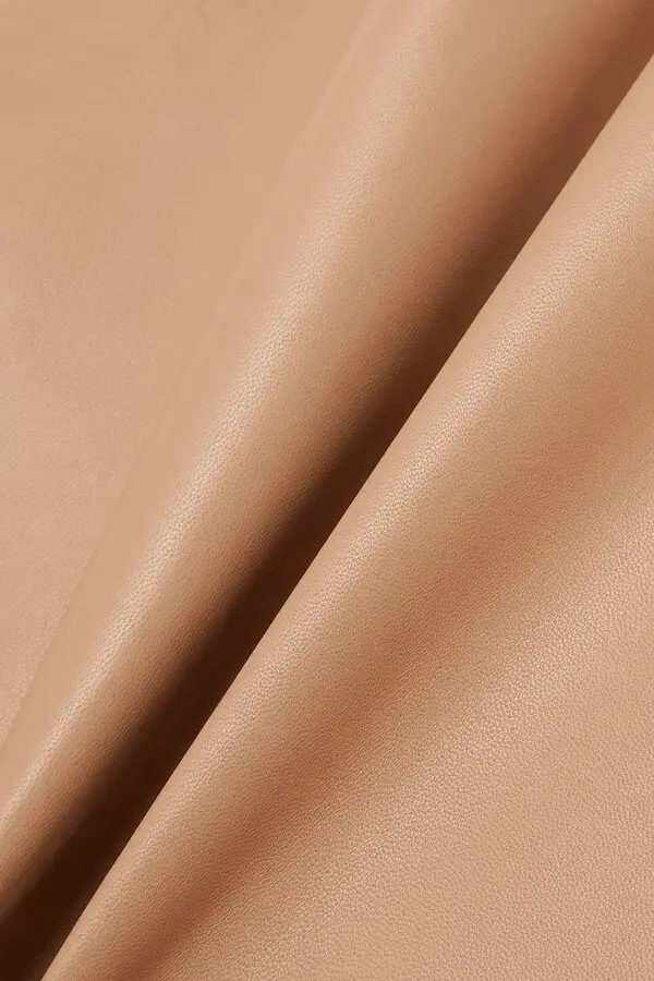 JOSEPH Tarah Pleated Leather Wide-leg Shorts