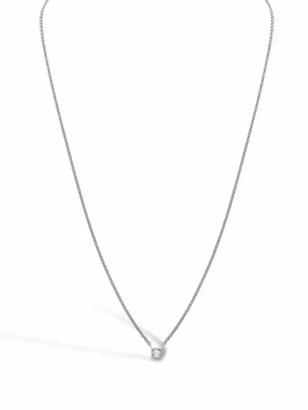 PRAGNELL 18kt White Gold Diamond Rockchic Necklace - Silver