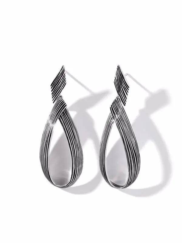 John Hardy Bamboo Drop Earrings