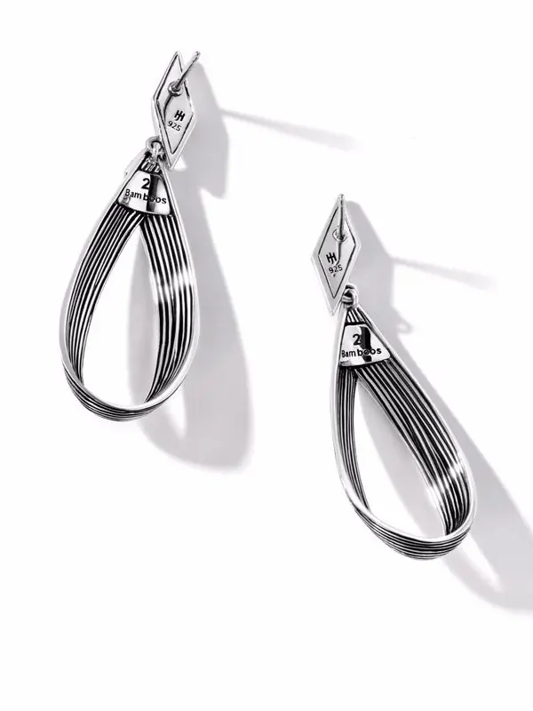 John Hardy Bamboo Drop Earrings