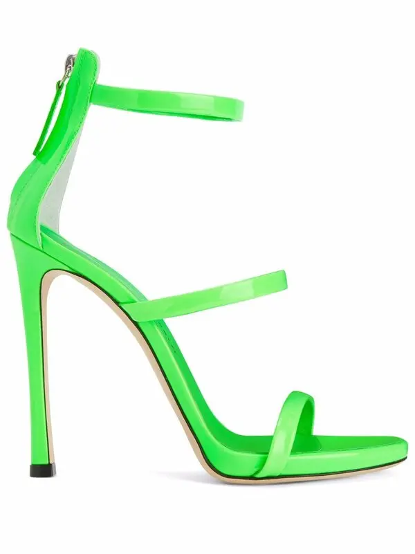 GIUSEPPE ZANOTTI 120mm Harmony Sandals - Green