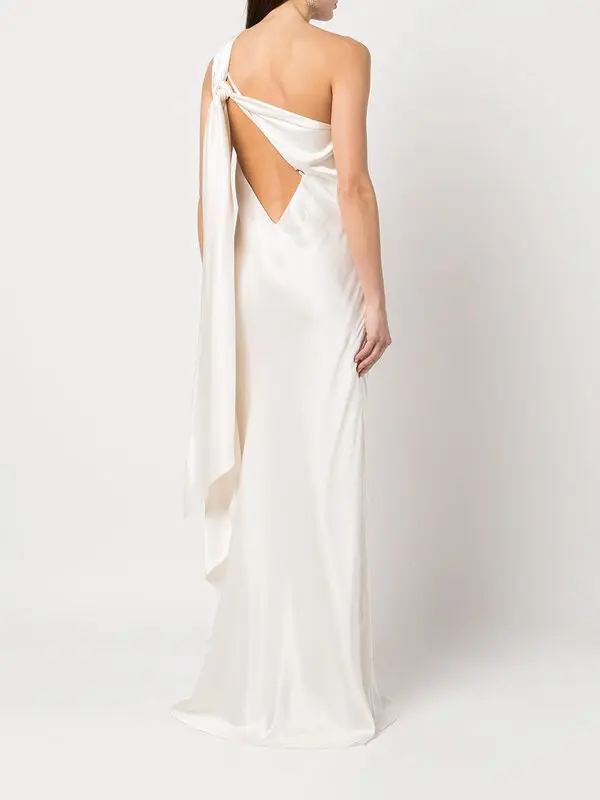 Michelle Mason Drape-panel Gown
