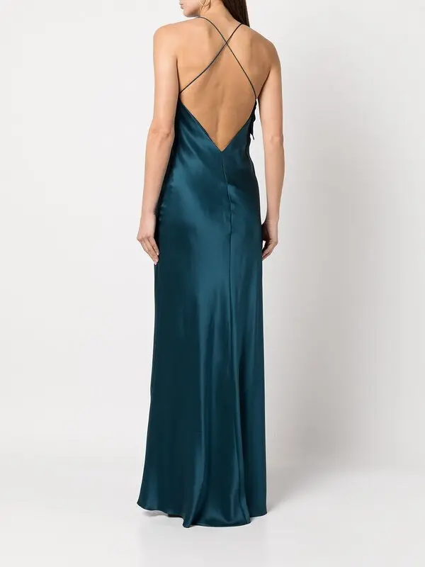 mason silk dress Plunge Back Silk Dress
