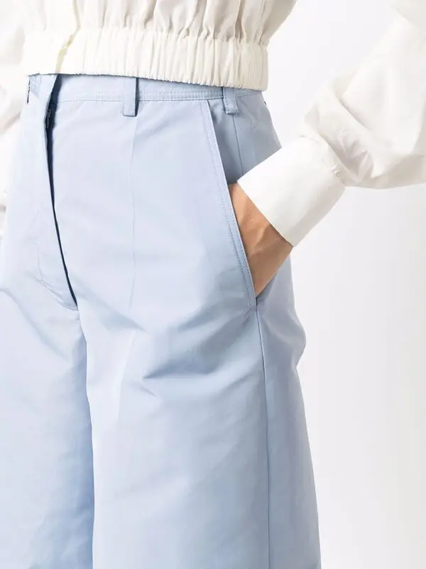 Stella McCartney High-waisted Wide-leg Trousers - Blue