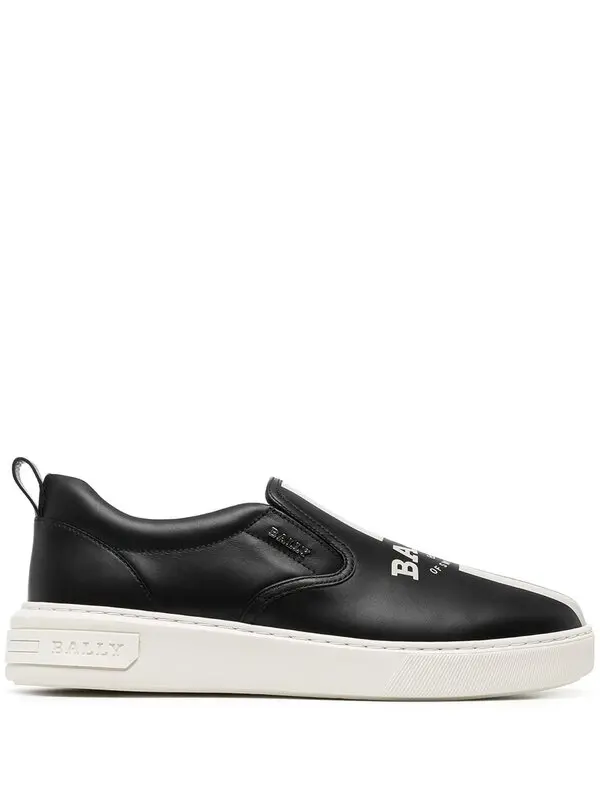 Bally Logo-print Slip-on Sneakers