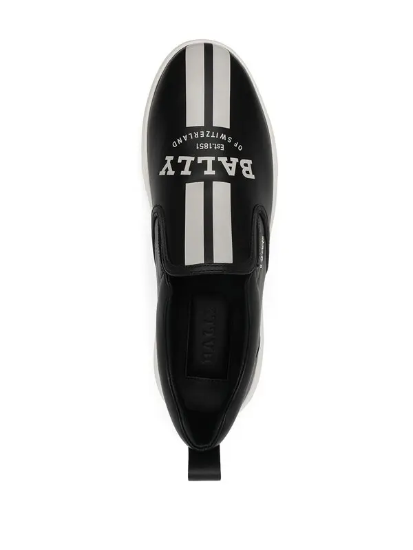Bally Logo-print Slip-on Sneakers