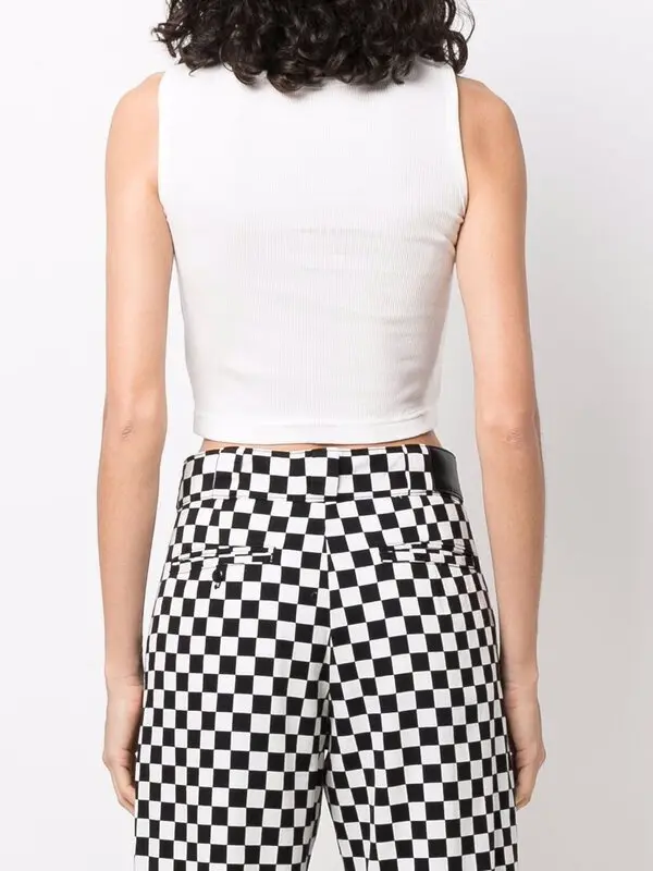 R13 Destroyed Tank Top - White