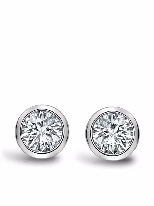 PRAGNELL 18kt White Gold Sundance Diamond Stud Earrings - Silver