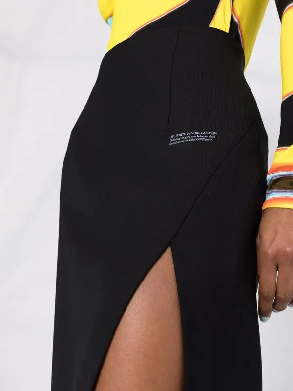 Off-White High-waist Midi Skirt