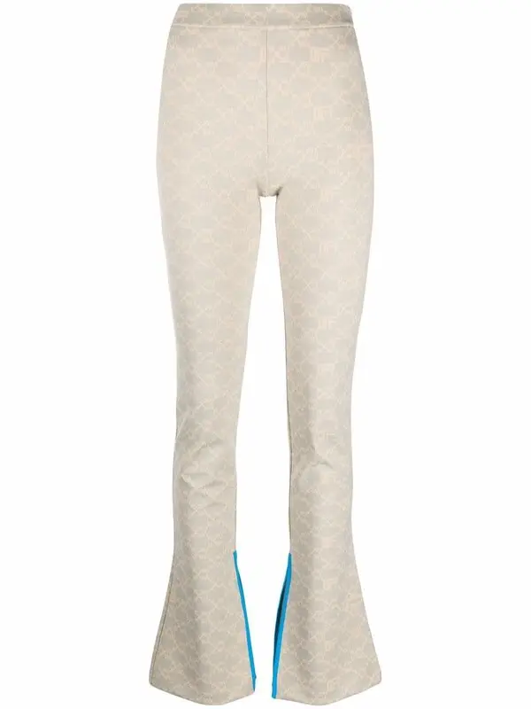 Off-White Monogram Ankle-slit Trousers