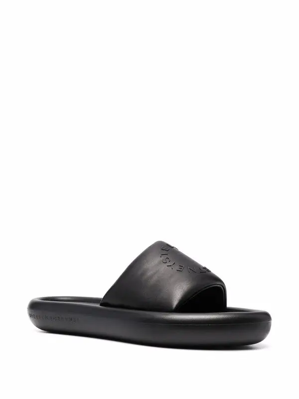Stella McCartney Perforated Logo Slides
