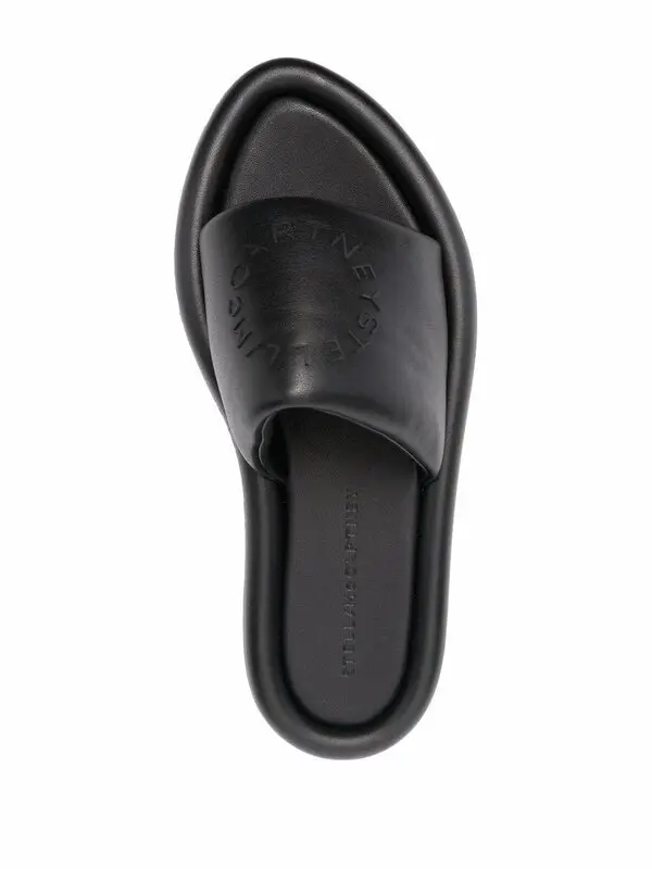 Stella McCartney Perforated Logo Slides