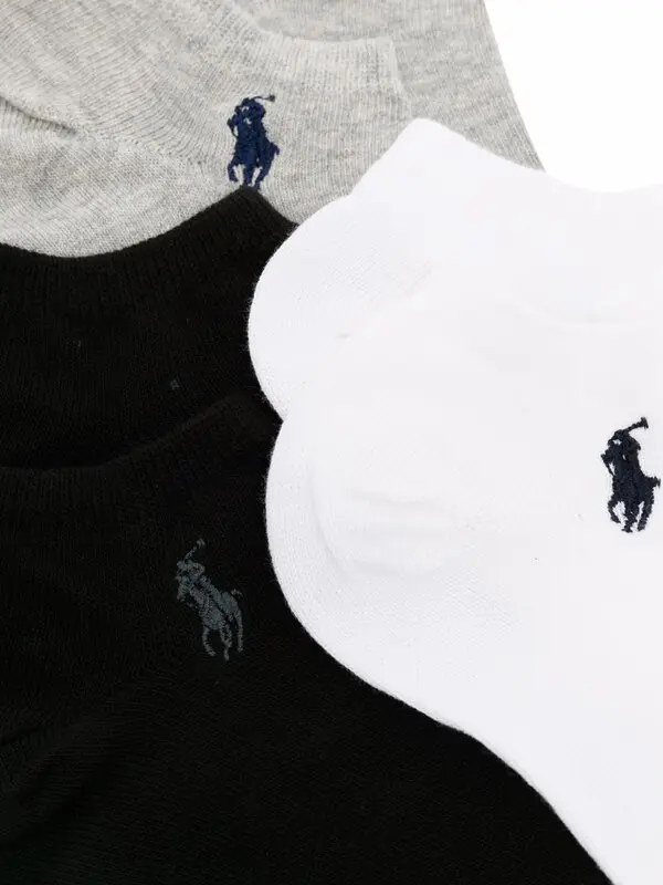 Polo Ralph Lauren Three-pack Low-cut Socks