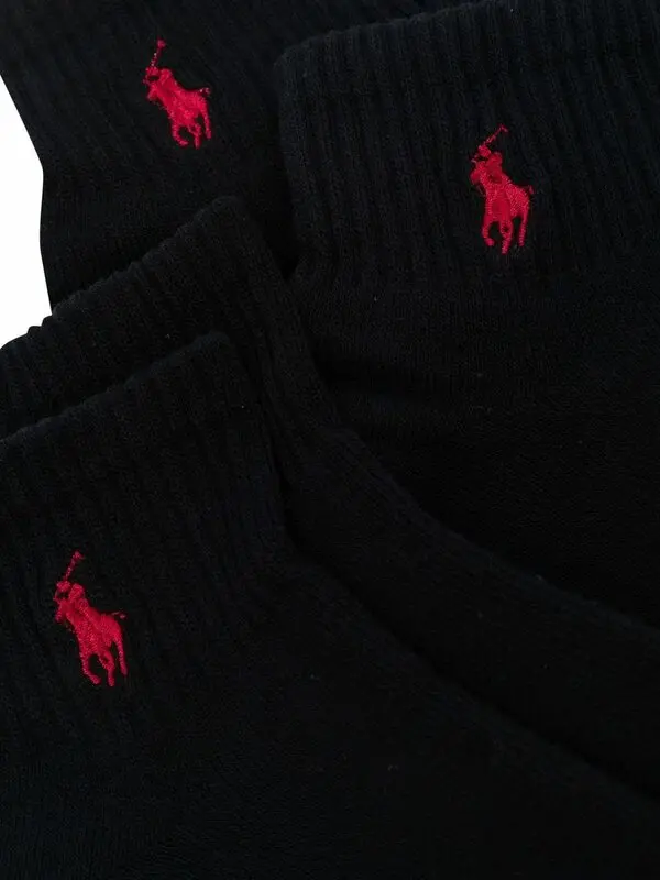 Polo Ralph Lauren Socks Three-pack - Black
