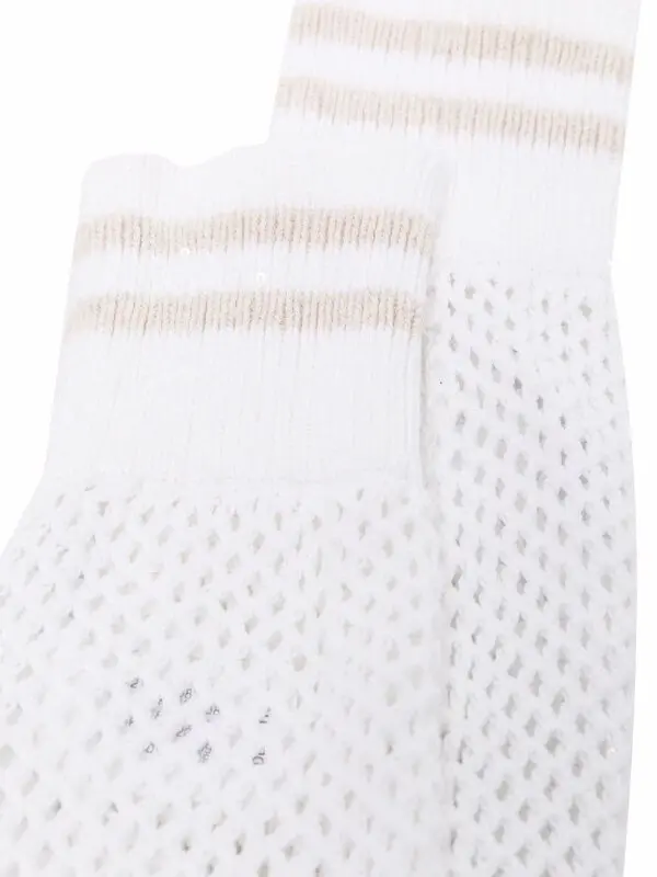Brunello Cucinelli Stripe-trim Ankle Socks