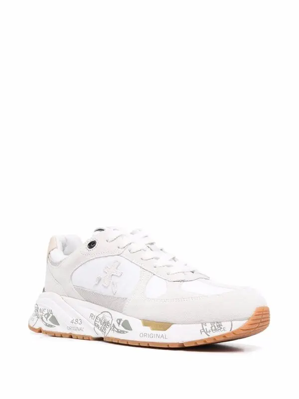 Premiata Low-top Panelled Sneakers - White