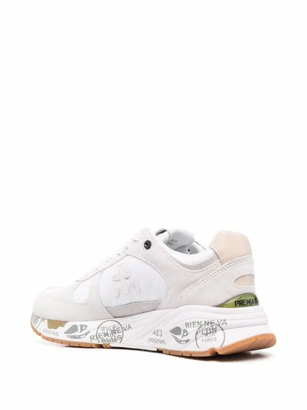 Premiata Low-top Panelled Sneakers - White