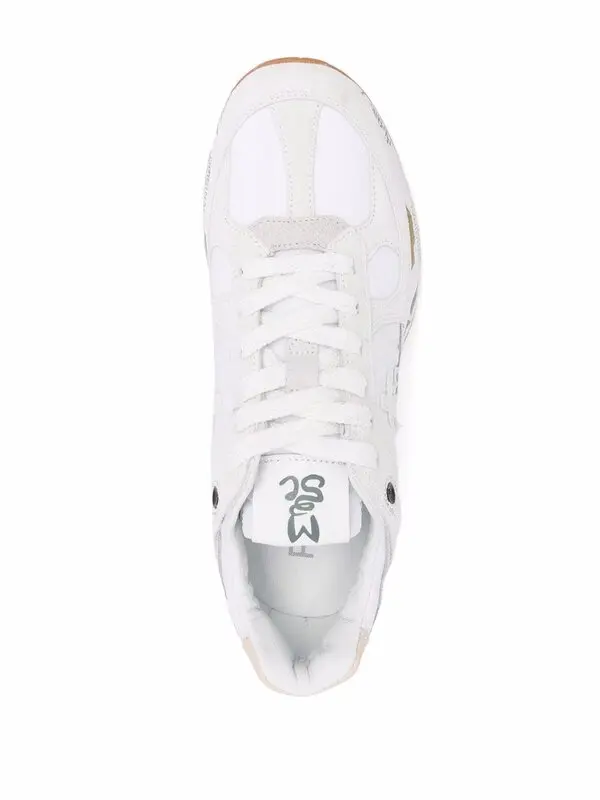 Premiata Low-top Panelled Sneakers - White