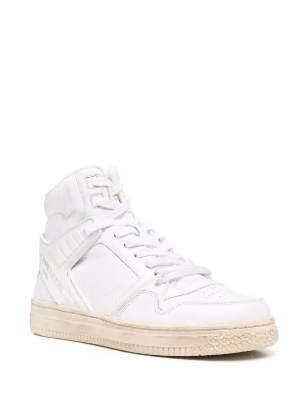 Philippe Model High-top Leather Sneakers - White