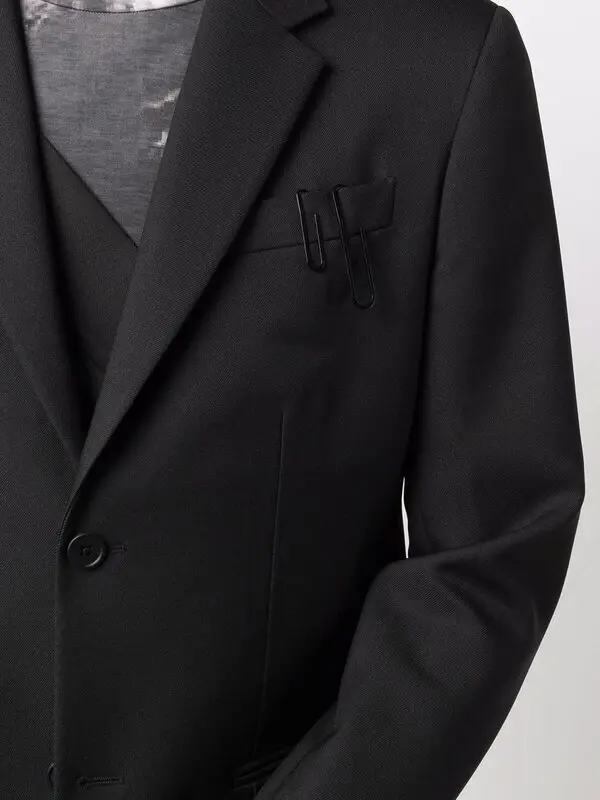 Off-White Button-front Blazer