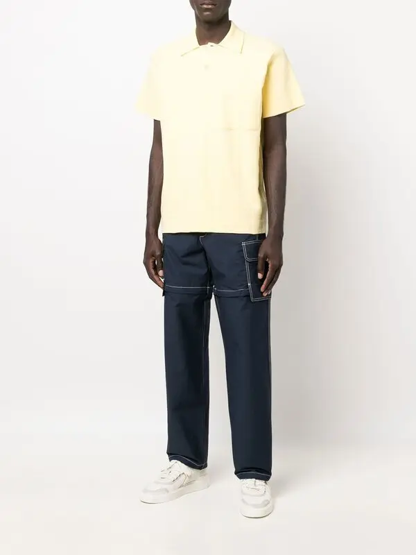Jacquemus Jacquard-knit Polo Shirt