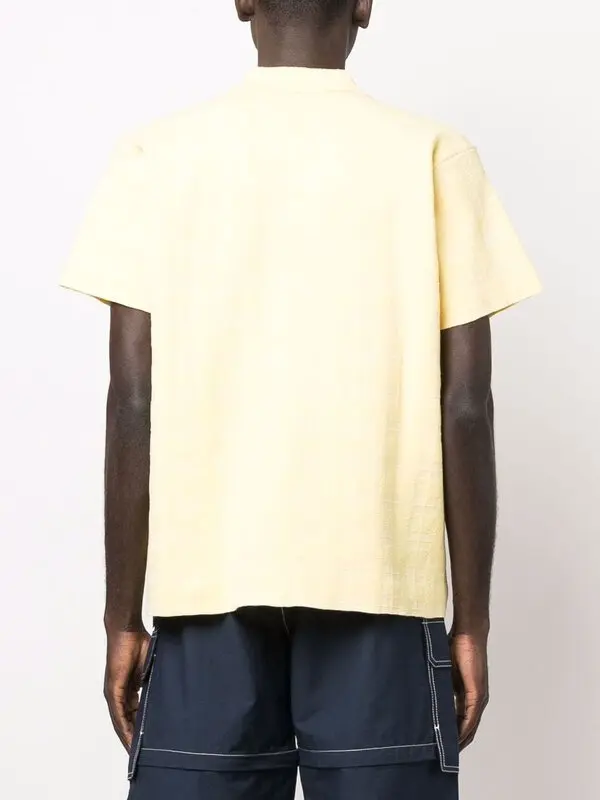 Jacquemus Jacquard-knit Polo Shirt