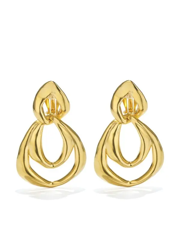 GOOSSENS Spirale 2 Links Earrings - Gold