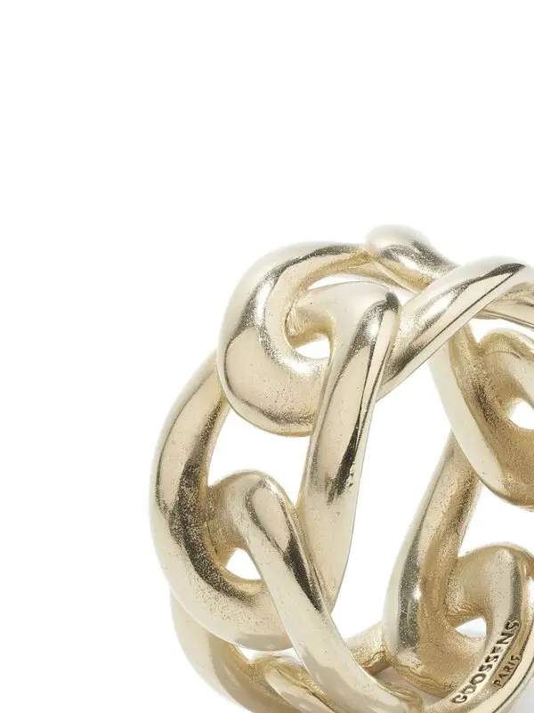 GOOSSENS Paris "lhassa" Chain Link Ring - Gold
