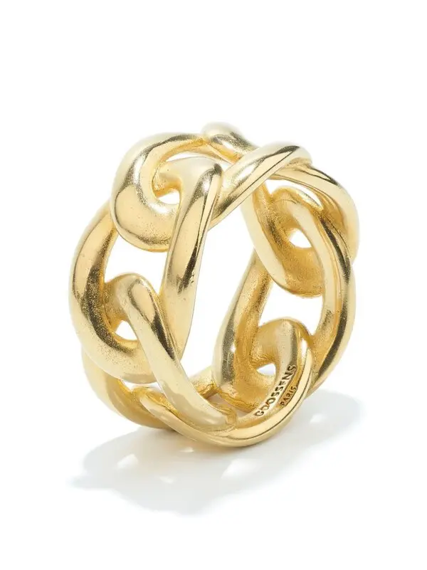 GOOSSENS Lhassa Chain-link Ring - Gold