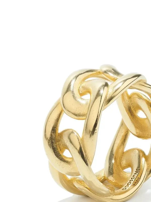 GOOSSENS Lhassa Chain-link Ring - Gold