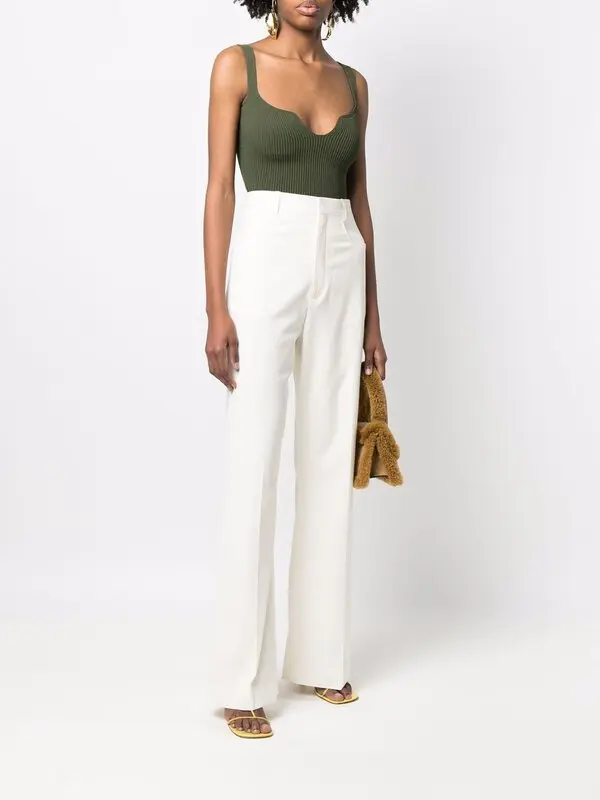Jacquemus Le Pantalon Sauge Trousers - White