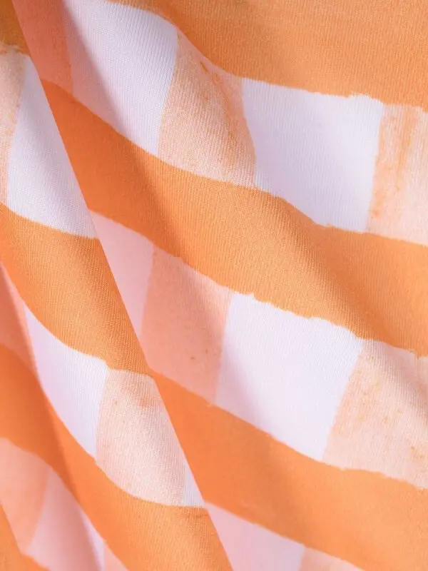 Jacquemus La Jupe Nodi Checked Sarong