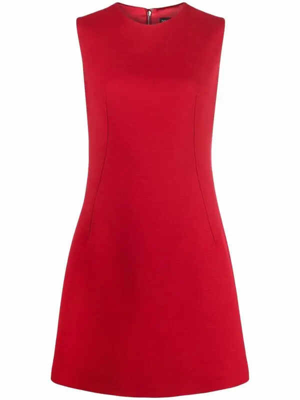 Dolce & Gabbana Sleeveless Virgin Wool Mini Dress