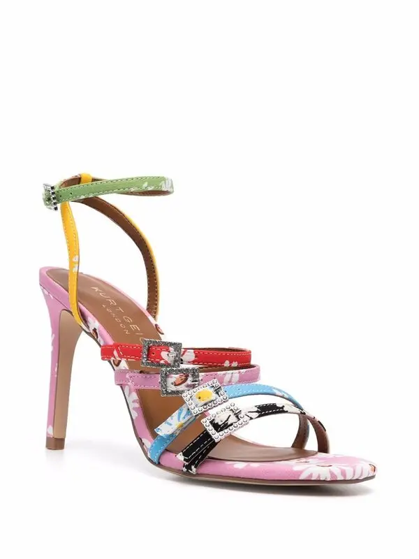 Kurt Geiger Floral Strappy Heels