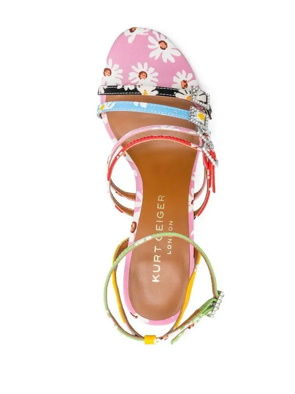 Kurt Geiger Floral Strappy Heels