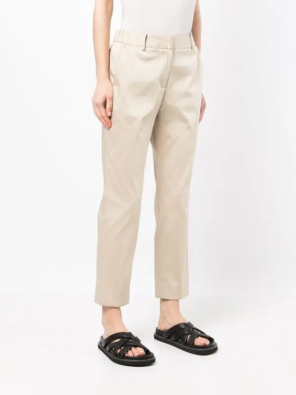 GOODIOUS Cropped Tailored Trousers