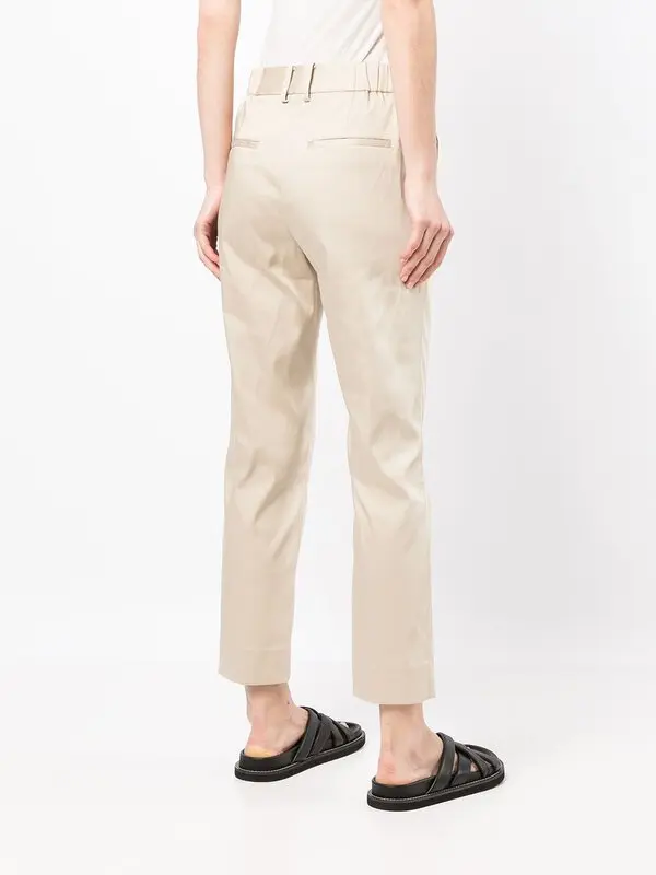 GOODIOUS Cropped Tailored Trousers