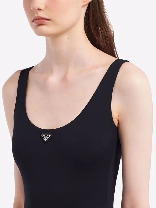 Prada Logo-plaque Bodysuit