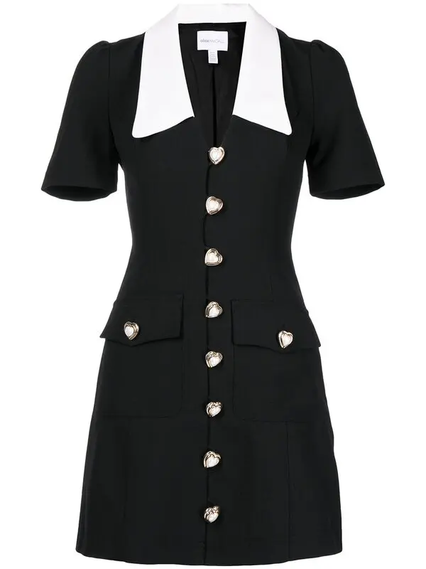 ALICE MCCALL Romantica Buttoned Mini Dress